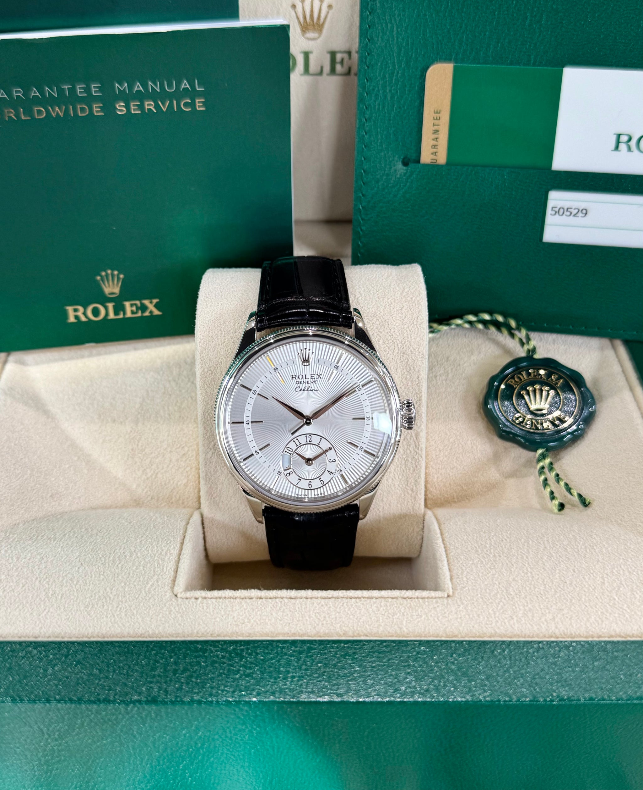 2016 Rolex Cellini Dual Time 50529 – Giganti Watches